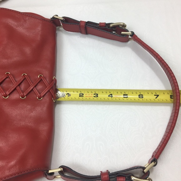 Hype | Bags | Hype Red Leather Bag | Poshmark